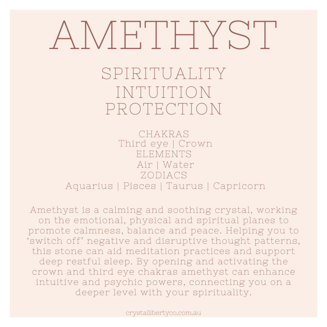 Amethyst | Crystal Code – Crystal Liberty Co