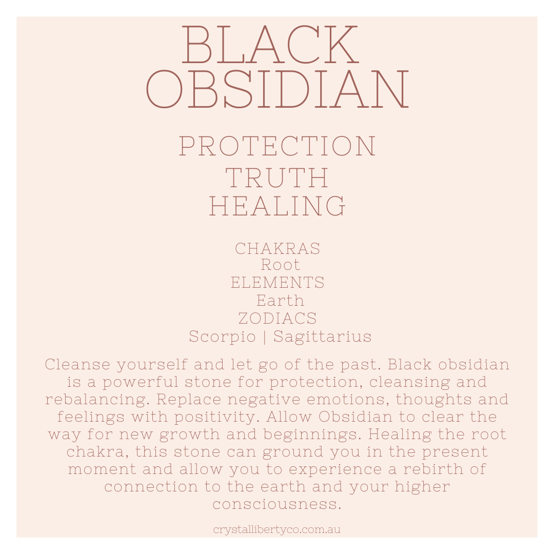 Black Obsidian | Crystal Code – Crystal Liberty Co
