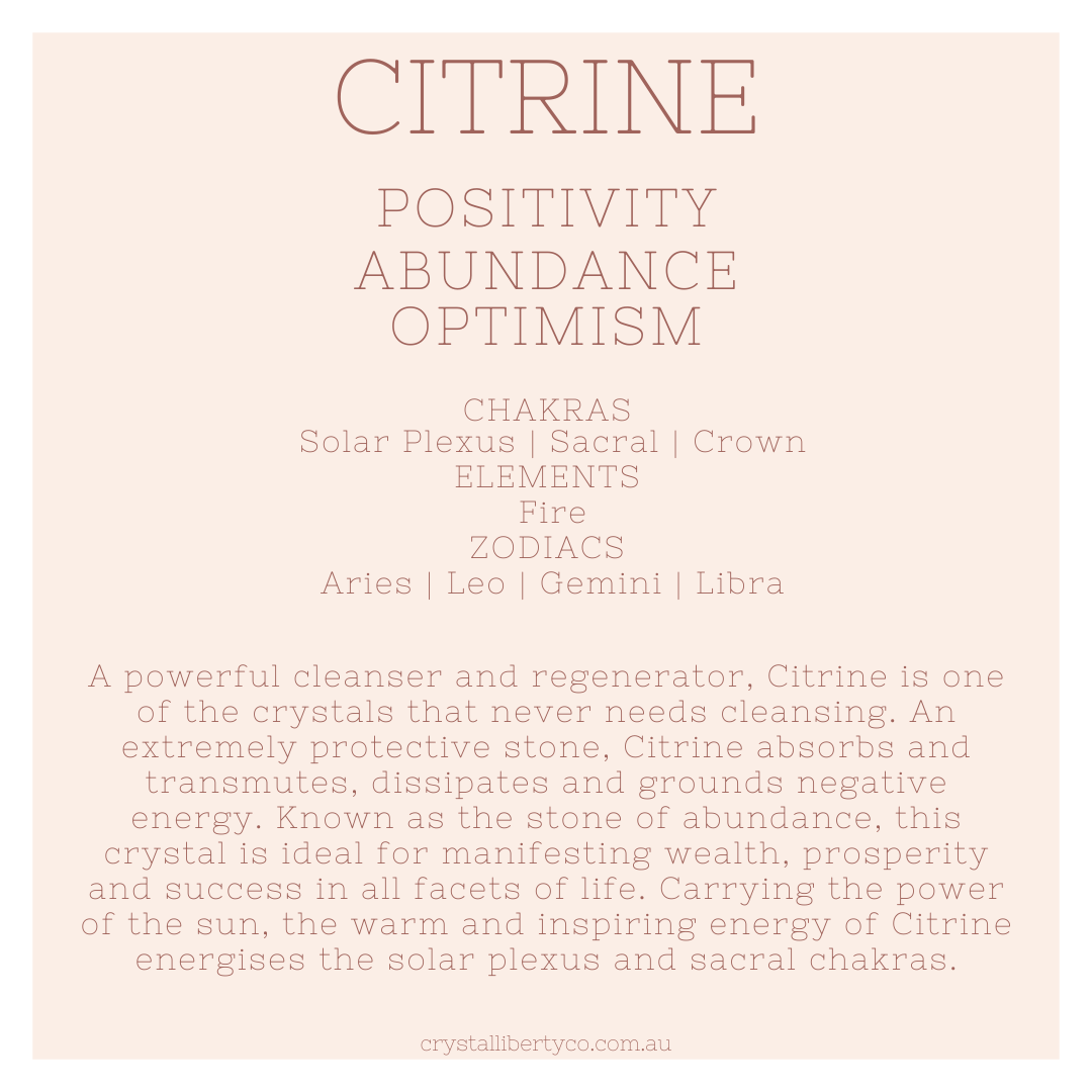 Citrine | Crystal Code – Crystal Liberty Co