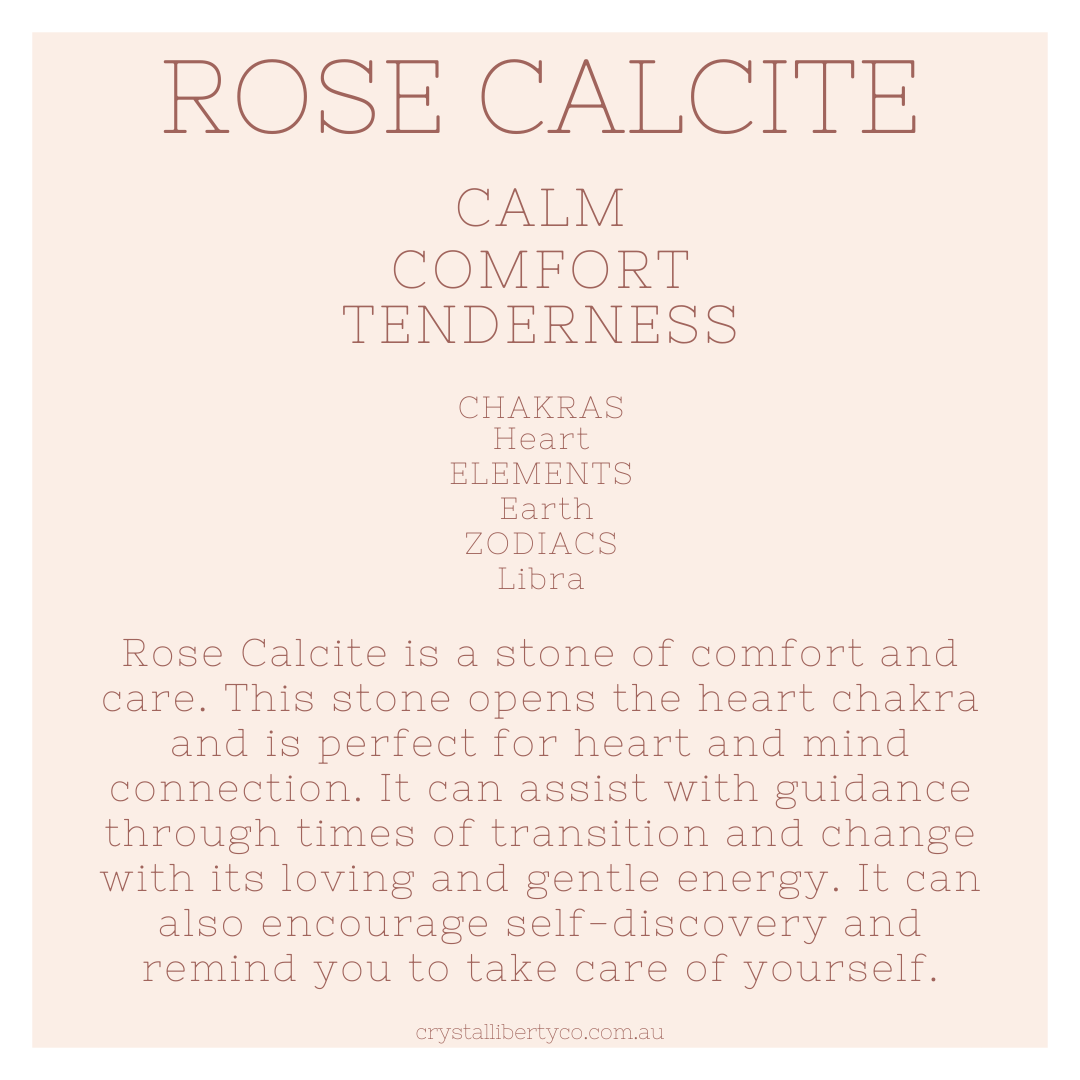 Rose Calcite | Slice – Crystal Liberty Co